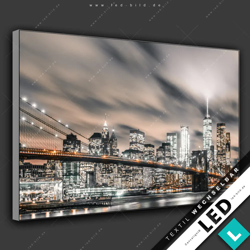Städte & Skylines LED Bilder | Leuchtbilder | Wandbilder LED – LED-Bild.de