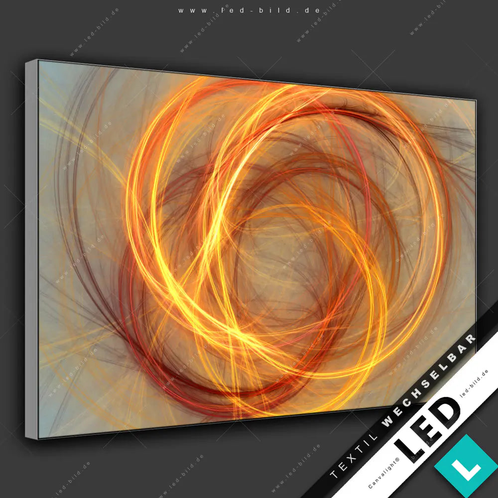Abstrakte Muster & Texturen LED Bilder | Leuchtbilder | Wandbilder LED ...