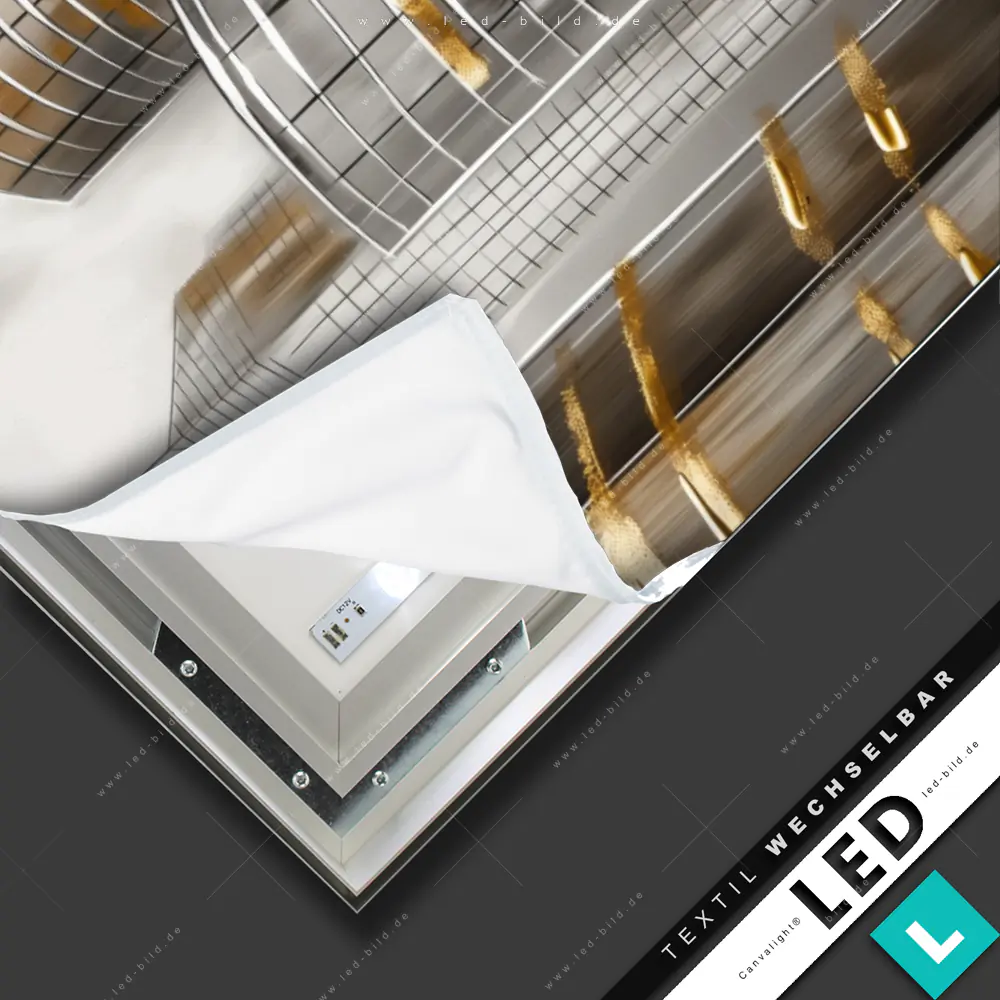 Canvalight® TEX LED-Bild Futuristische Cityträume | Städte - Skylines ...